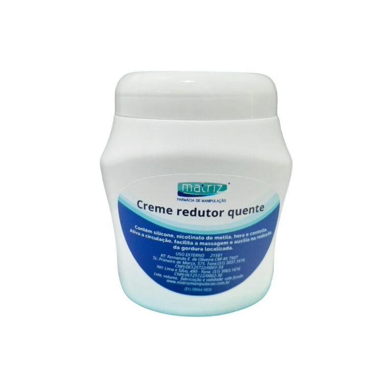 Creme redutor quente – MATRIZ Farmácia de Manipulação